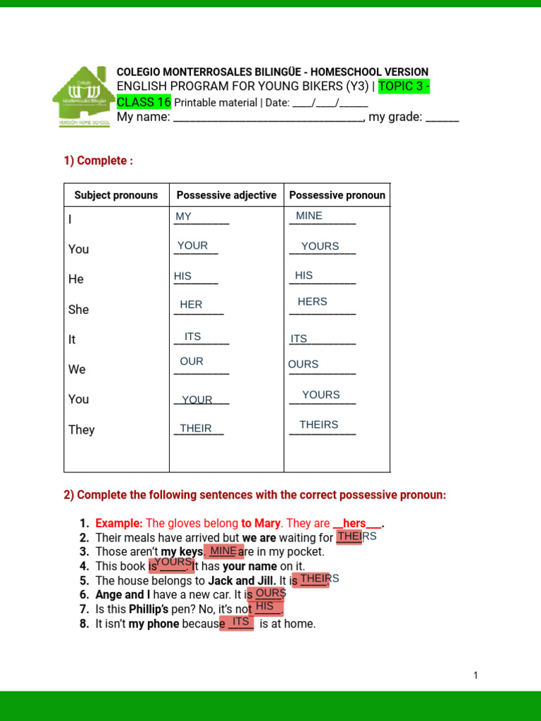 TOPIC 3 CLASS 16 Y3 | PDF | Linguistic Typology | Linguistics