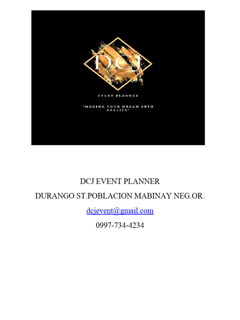 DCJ Event Planner | PDF