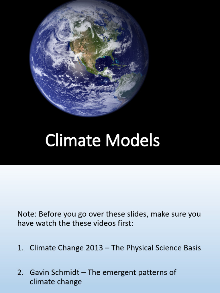 Climate Models | PDF | General Circulation Model | Climate Change
