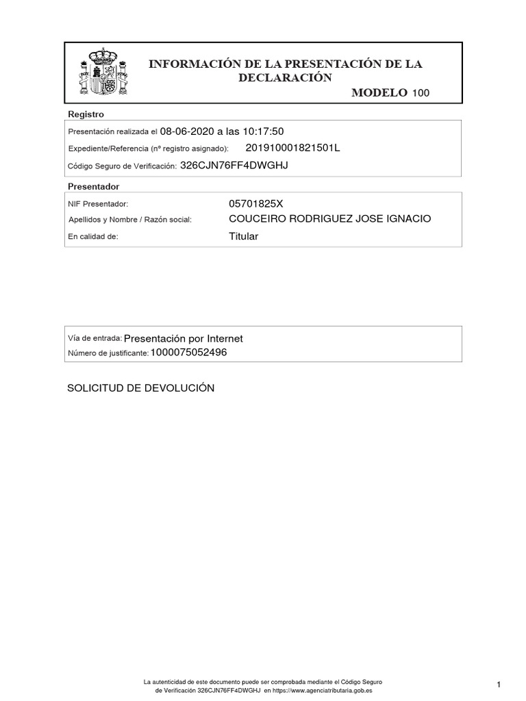 Jose Ignacio Couceiro Rodriguez | PDF