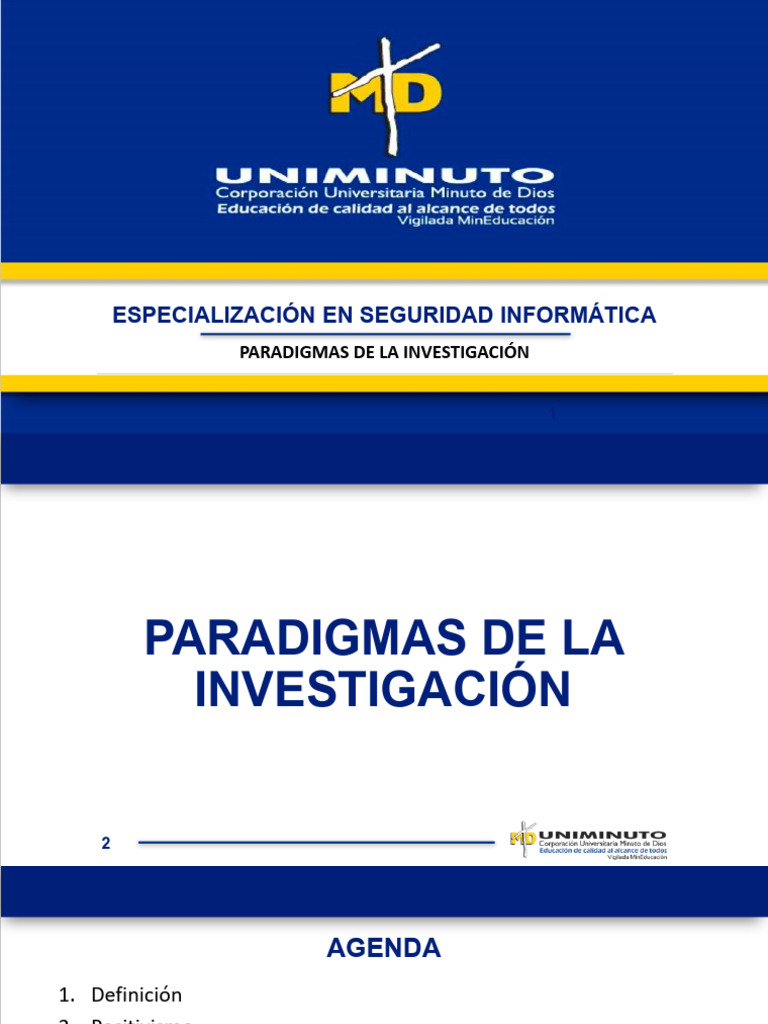 Paradigmas de Investigación en Seguridad Informática | PDF | Paradigma ...