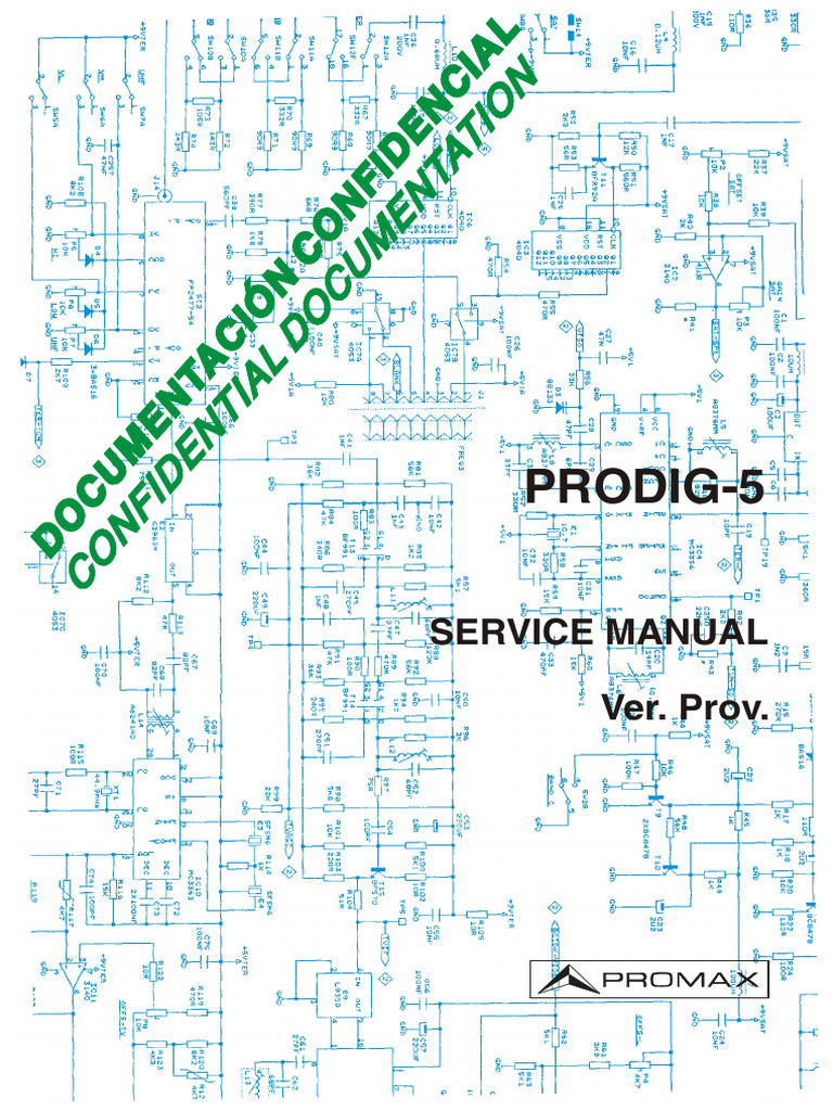 PRODIG-5 ServiceManual | PDF | Resistor | Ciencia de los Materiales
