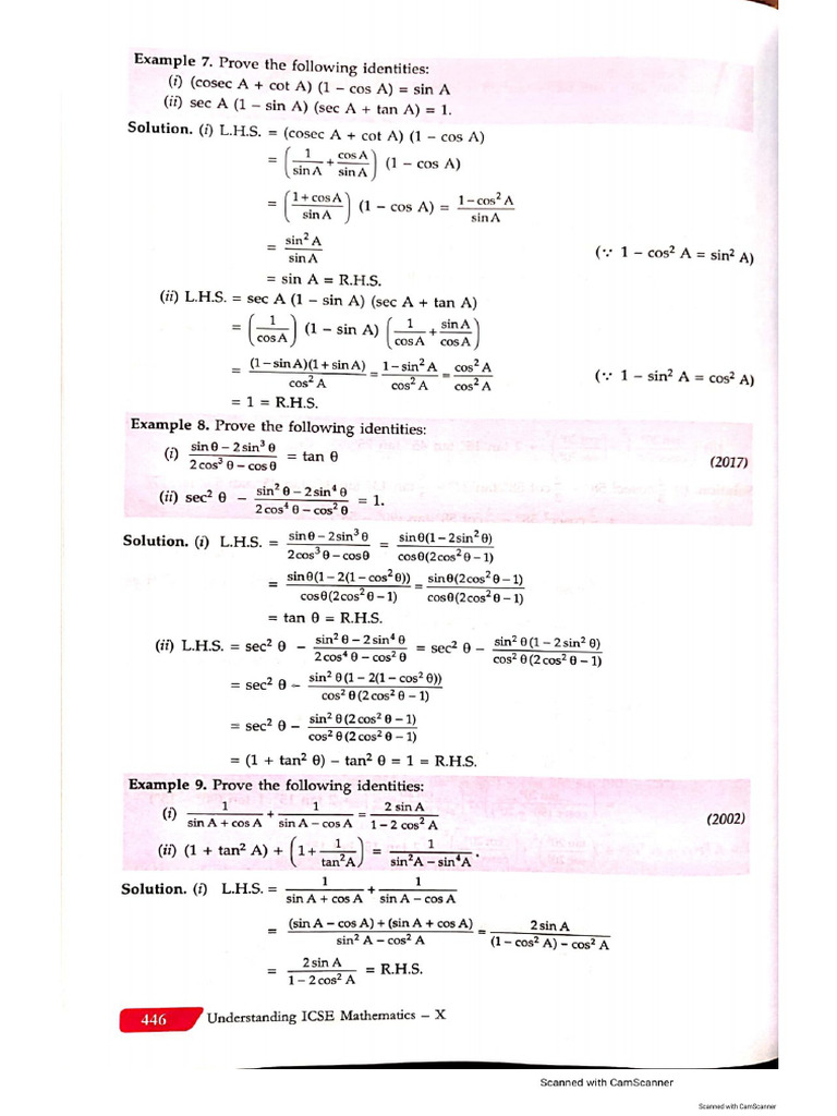 Trig 2 Examples | PDF