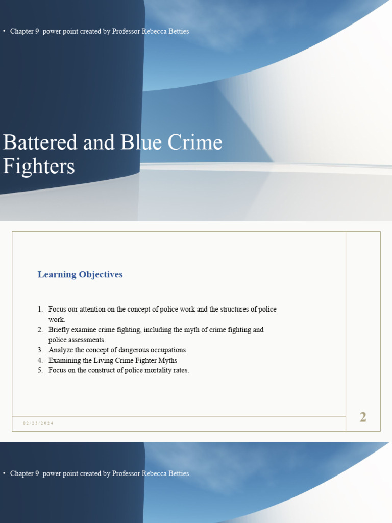Chapter 9 Presentation | PDF | Substance Abuse | Police
