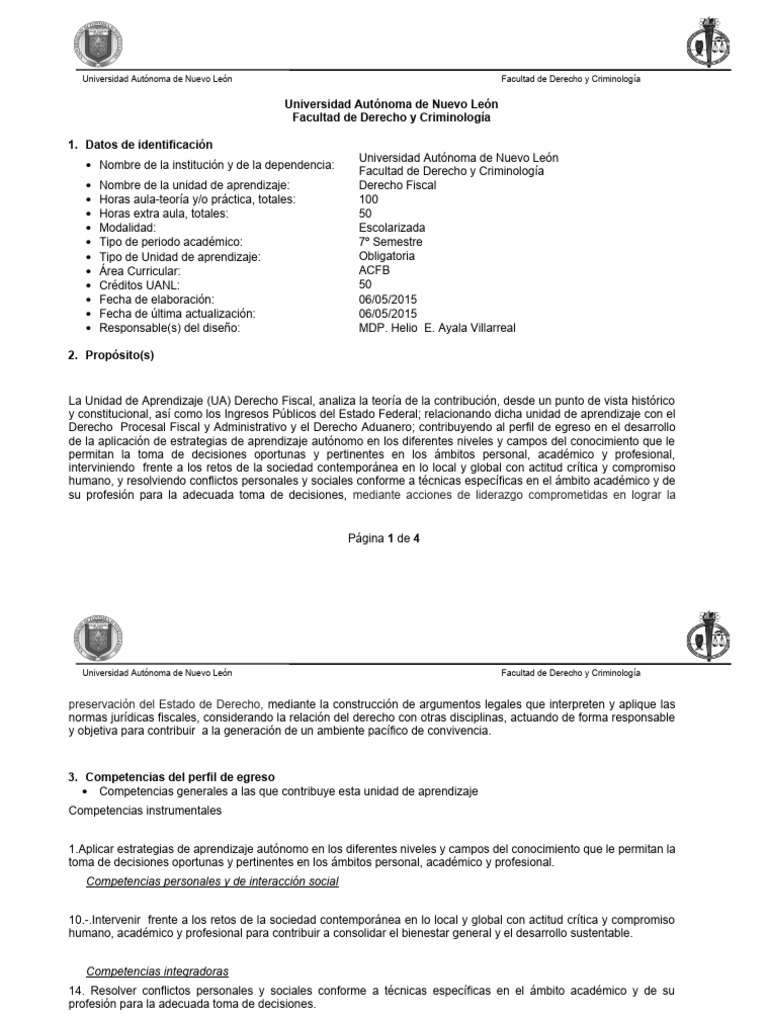 Derecho Fiscal | PDF | Aprendizaje | Toma de decisiones