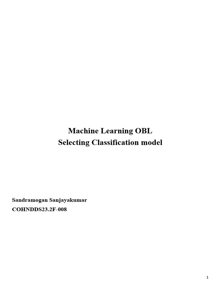 Machine Learning | PDF | Receiver Operating Characteristic | Regression Analysis