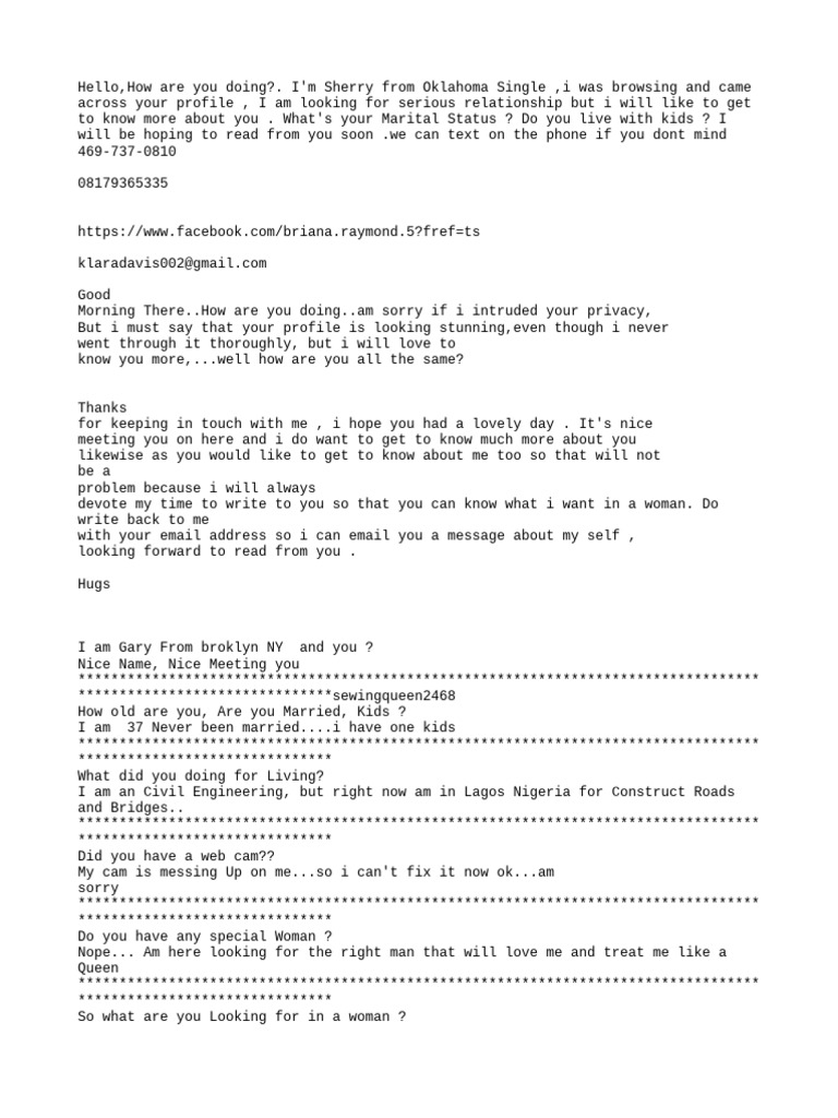 Online Dating Profile Questions | PDF | Love