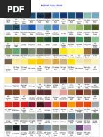BS Colour Chart - BS4800 | PDF | Blue | Green