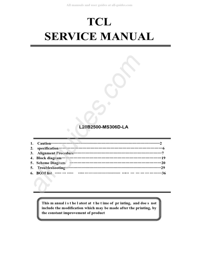 L 28 B 2500 Ms 306 Dla | PDF | Hdmi | Menu (Computing)