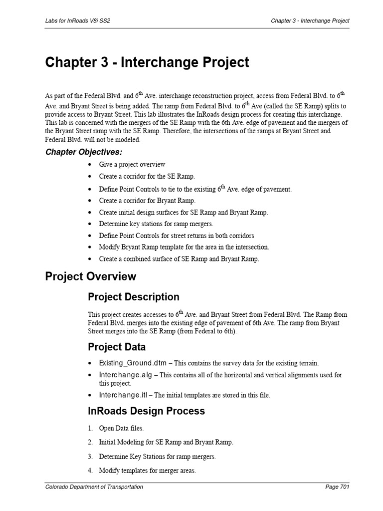Lab 33 - Interchange Project | Download Free PDF | Interchange (Road) | System Software