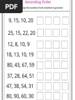 Numbers 21-30 Worksheet | PDF