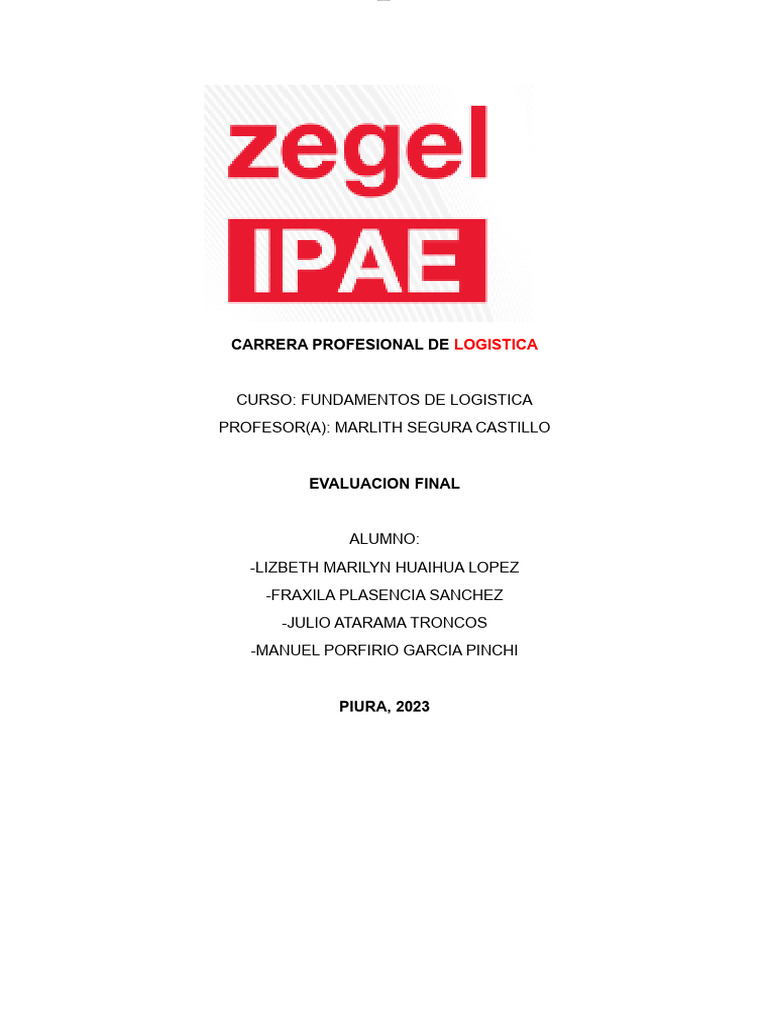 Fundamentos de La Logistica - Presentacion Final | PDF | Logística | Reciclaje