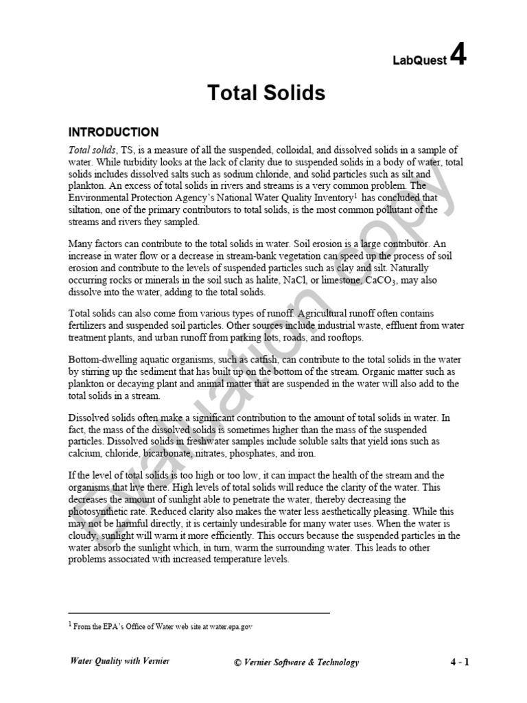 Aguas - Sólidos Totales Disueltos | PDF | Surface Runoff | Water