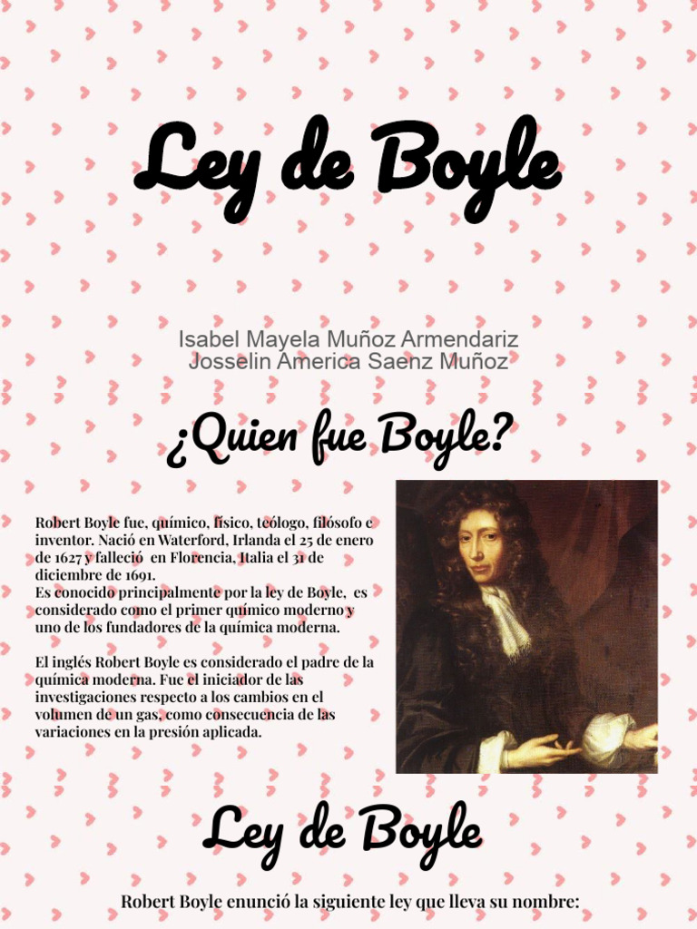 Ley de Boyle | PDF | Hogar, jardinería y bricolaje | Tecnología