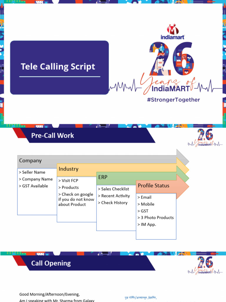 Tele Calling Script - Updated (1) | PDF