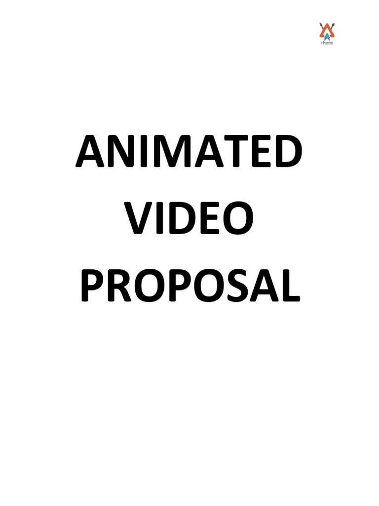 Animated Video Proposal | PDF | Voice Over