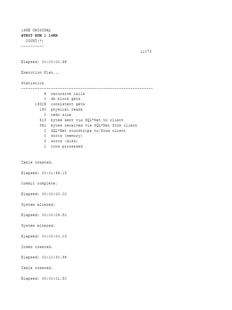 Database Performance Metrics | PDF | Database Index | Computer Programming