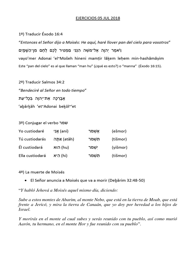 Muerte de Moisés | PDF | Moisés | Libro de Deuteronomio