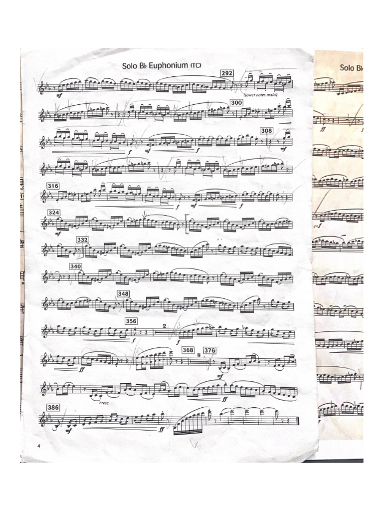(Lower Notes Ossia | PDF