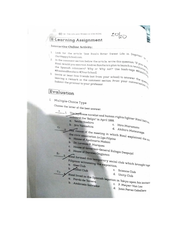 Book Exercise No. 5 | PDF