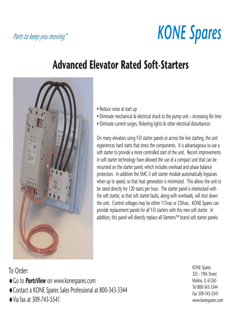 Advanced Elevator Rated Soft Starters | PDF
