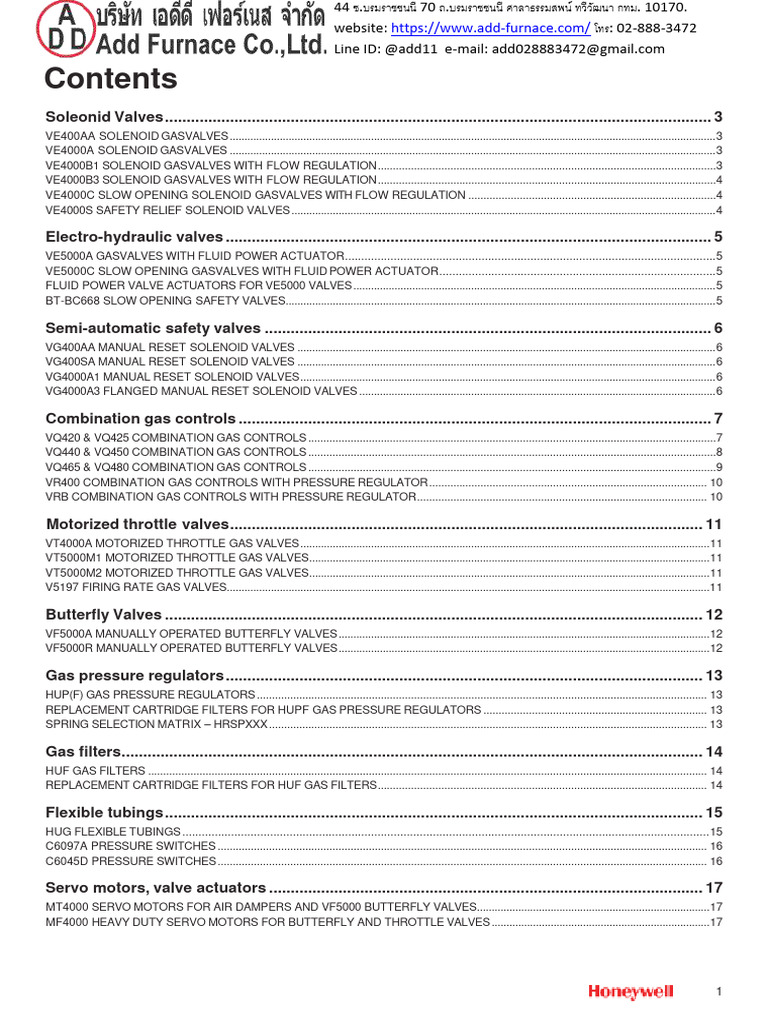 Honeywell r7861 A 1026 Manual | PDF | Valve | Alternating Current