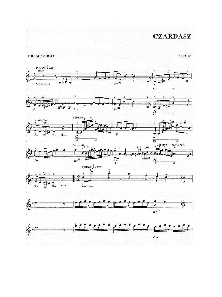 Nuty - Czardasz | PDF