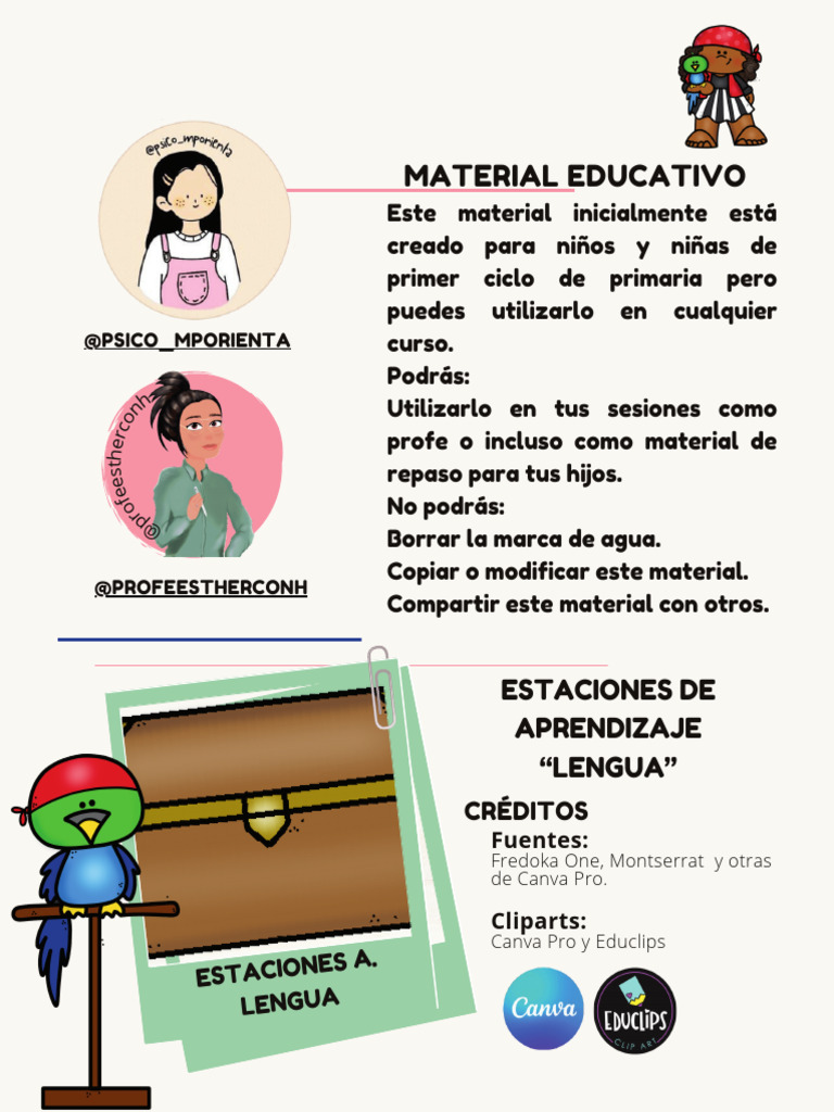 Estaciones de Aprendizaje Lengua | Descargar gratis PDF | Idiomas ...