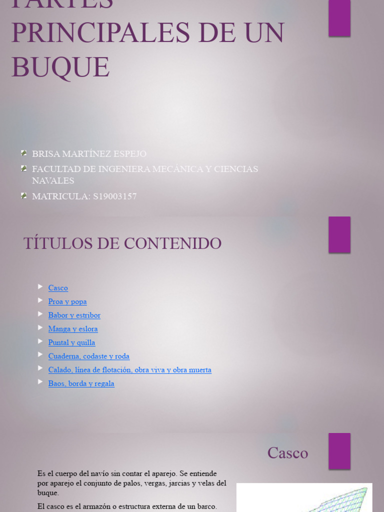 Examen Power Point | PDF | Buques | Aparejo