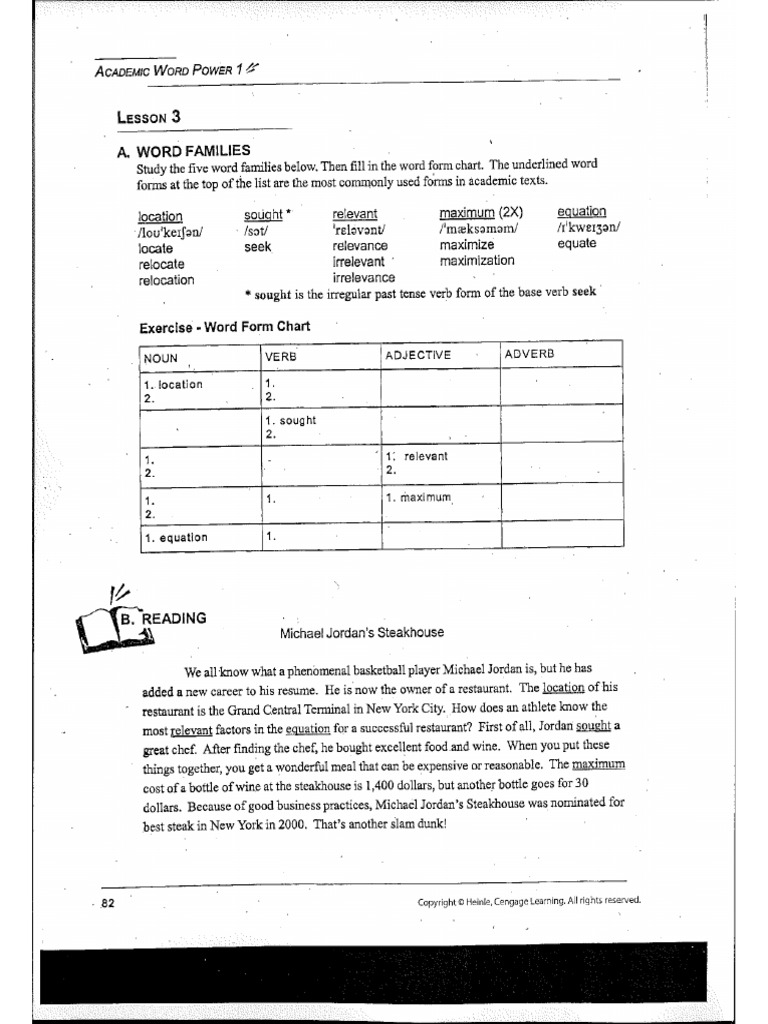 AWP 1 Unit 6 (Lessons 3-4) | PDF
