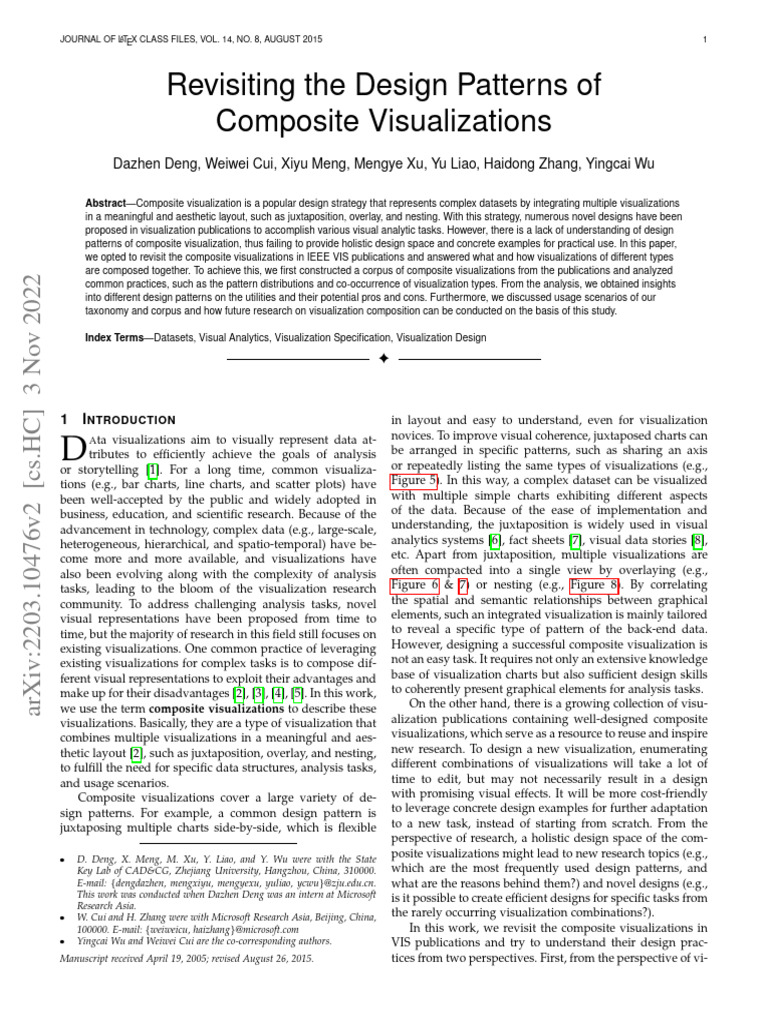 Deng Et Al. - 2022 - Revisiting The Design Patterns of Composite Visual | PDF | Symmetry ...