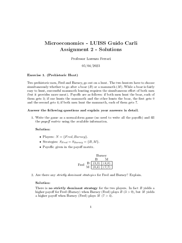 Assignment 2 Solutions | PDF