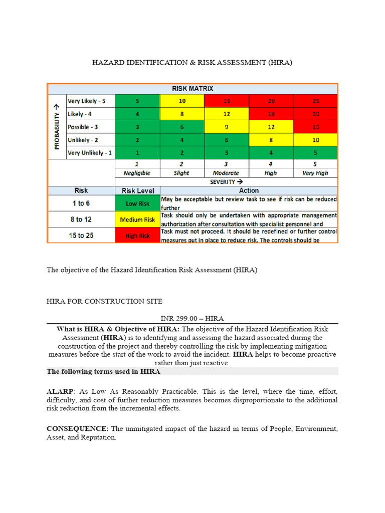 Hazard Identification | PDF | Risk | Risk Assessment