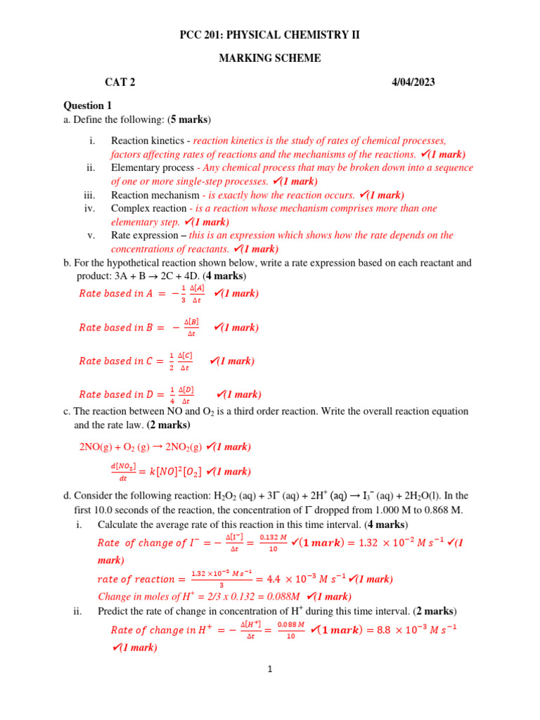 PCC 201 Sample Cat | PDF