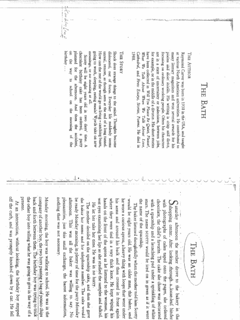 The Bath | PDF