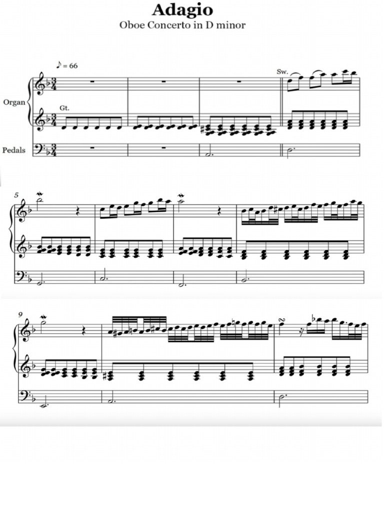 Adagio Obój | PDF