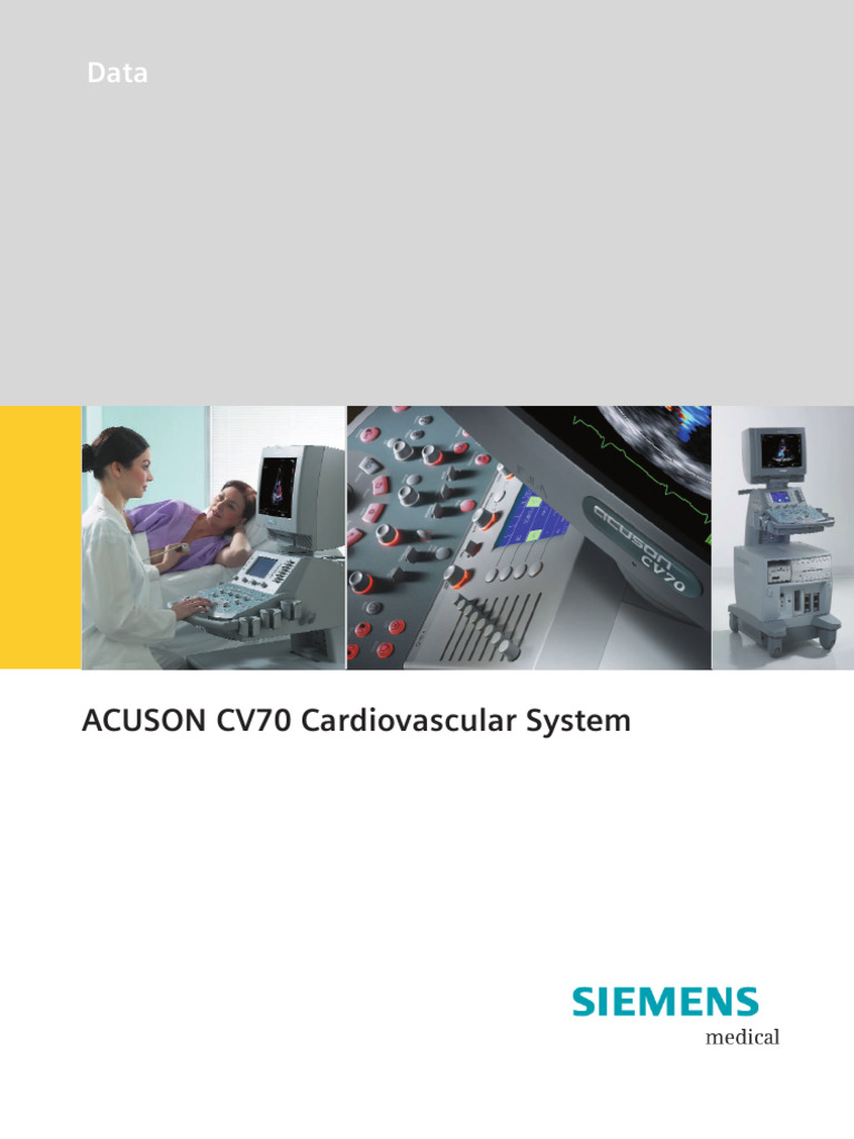 Siemens Cv70 | PDF | Medical Ultrasound | Computing