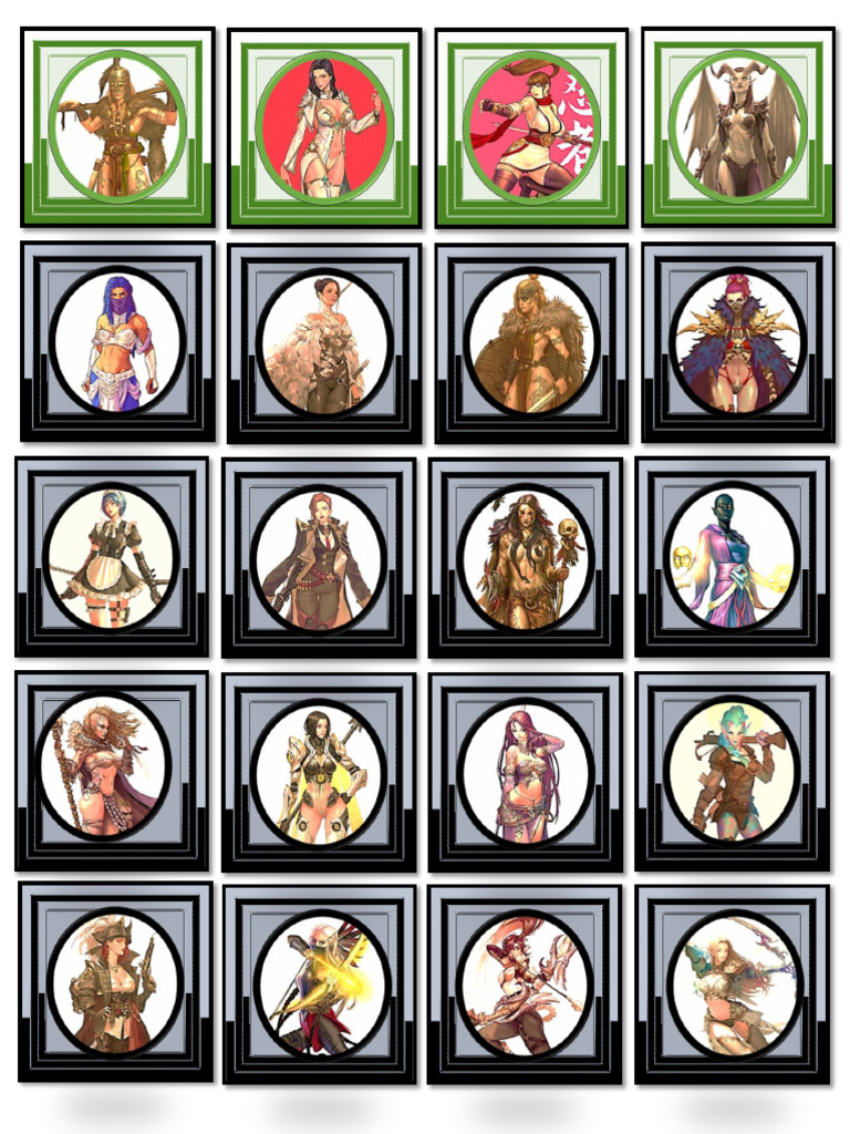 Tokens de Personaje Gladiatrix BB02 | PDF