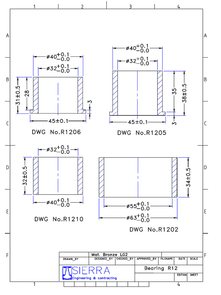 Lower and Upper Sleeve Bronze LG2 | PDF