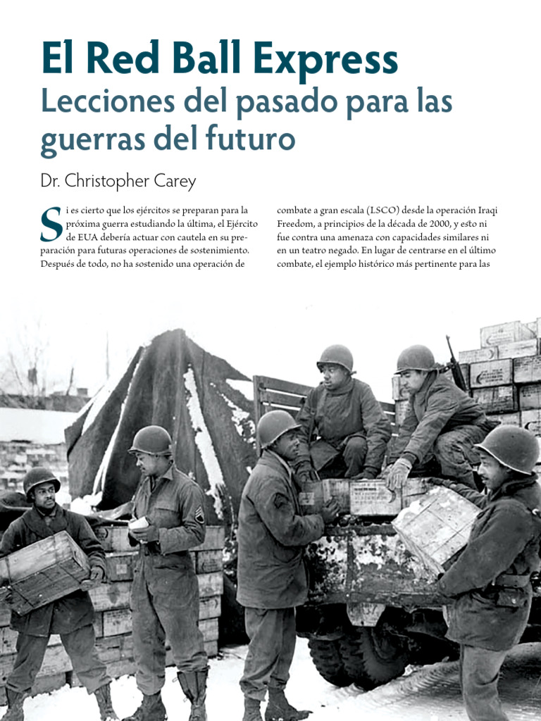 Red Ball Express | PDF | Alemania nazi | Aliados de la Segunda Guerra ...