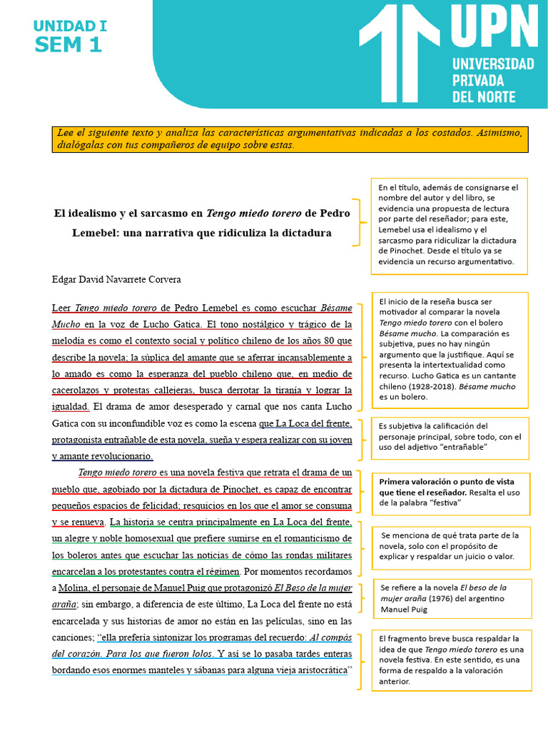 Ficha - 3 - Sem 1 - 2024-0 - Modelo | PDF | Amor | Novelas