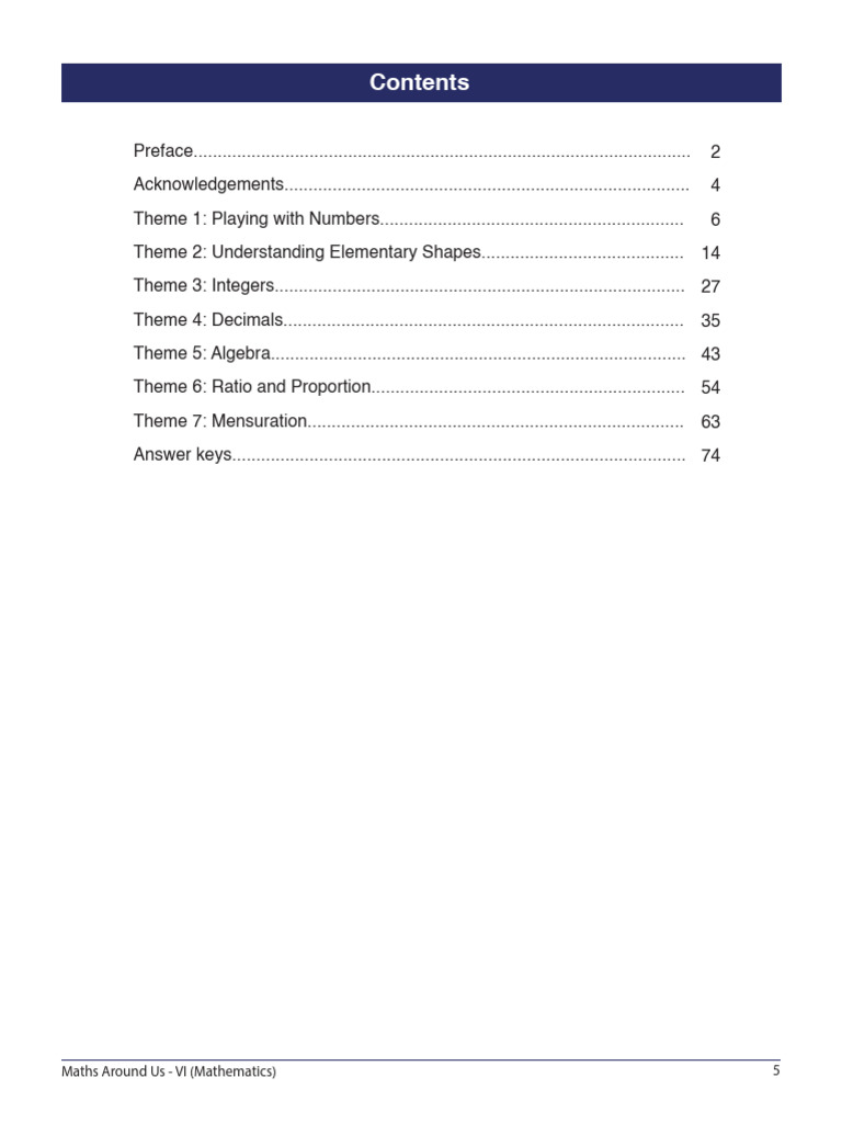 Math's Around Us VI Standard Higher Level Math - Practice | PDF | Shape ...