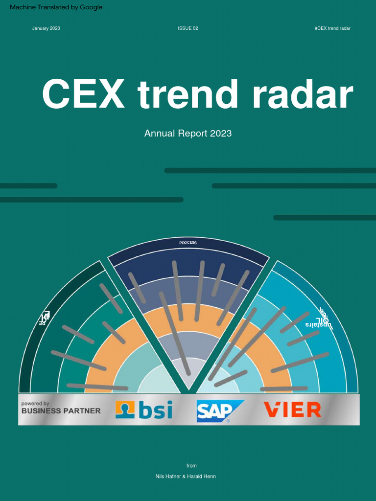 English - CEX Trendradar 2023 Jahresreport - Compressed | PDF | Analytics | Customer Experience