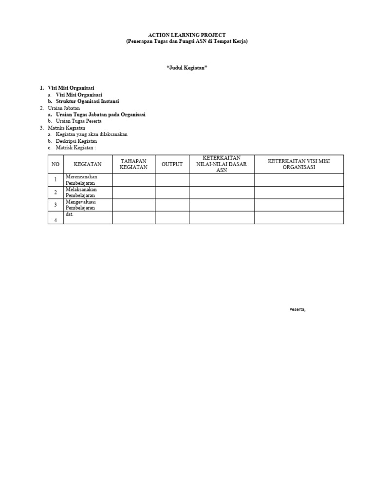 Action Learning Project | PDF