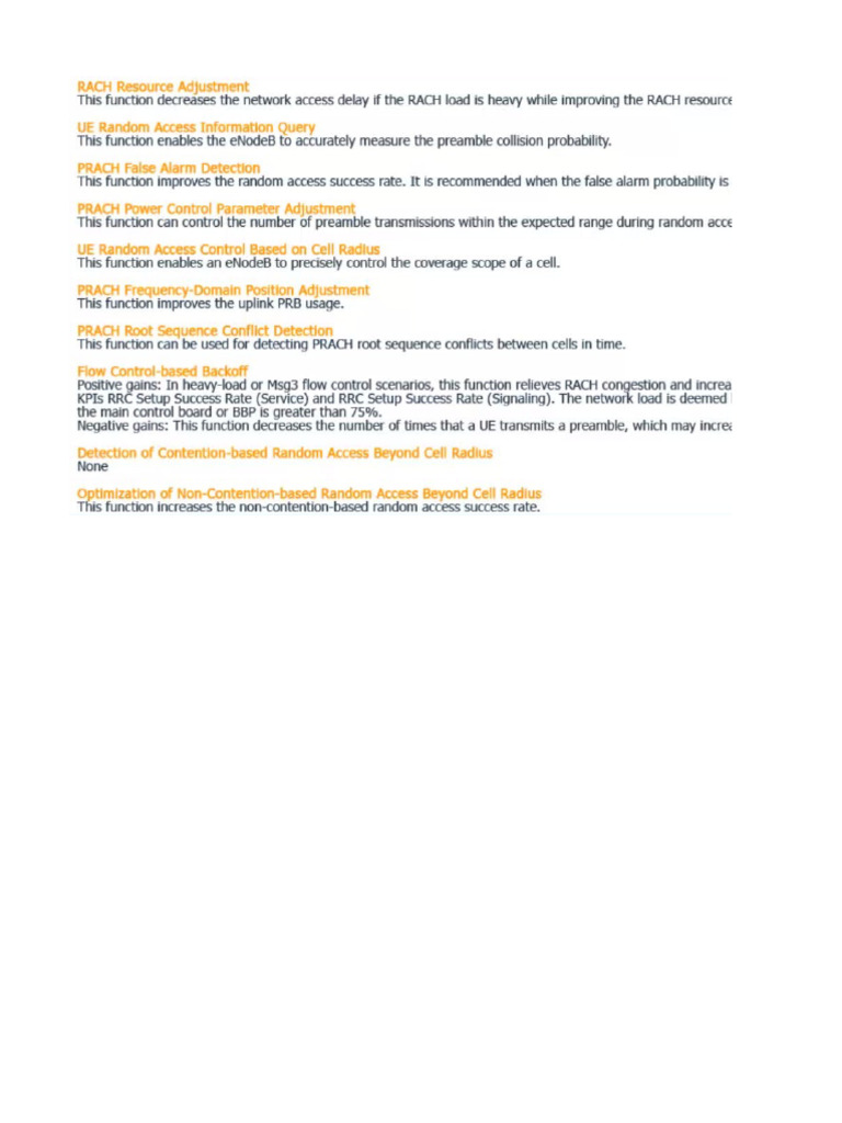 RACH Optimization | PDF RACH Optimization | PDF
