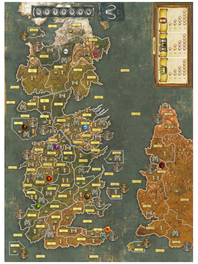 EIght Minute Empire GoT Map | PDF