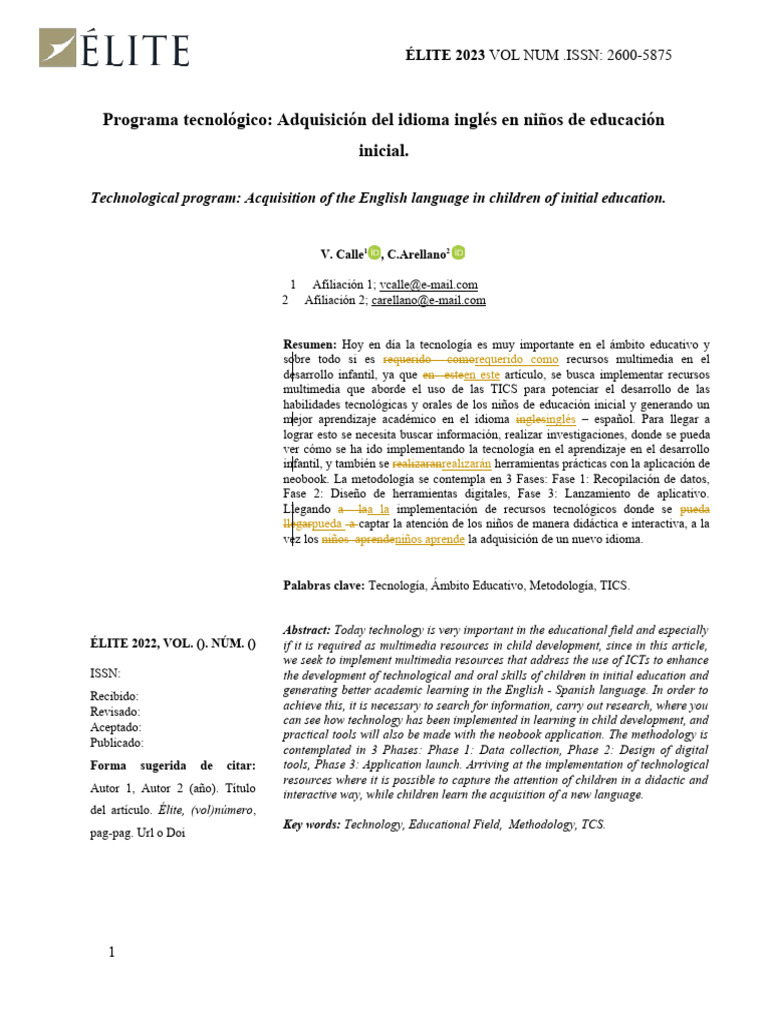 TICs en Educación Inicial para Inglés | PDF | Enseñando | Aprendizaje