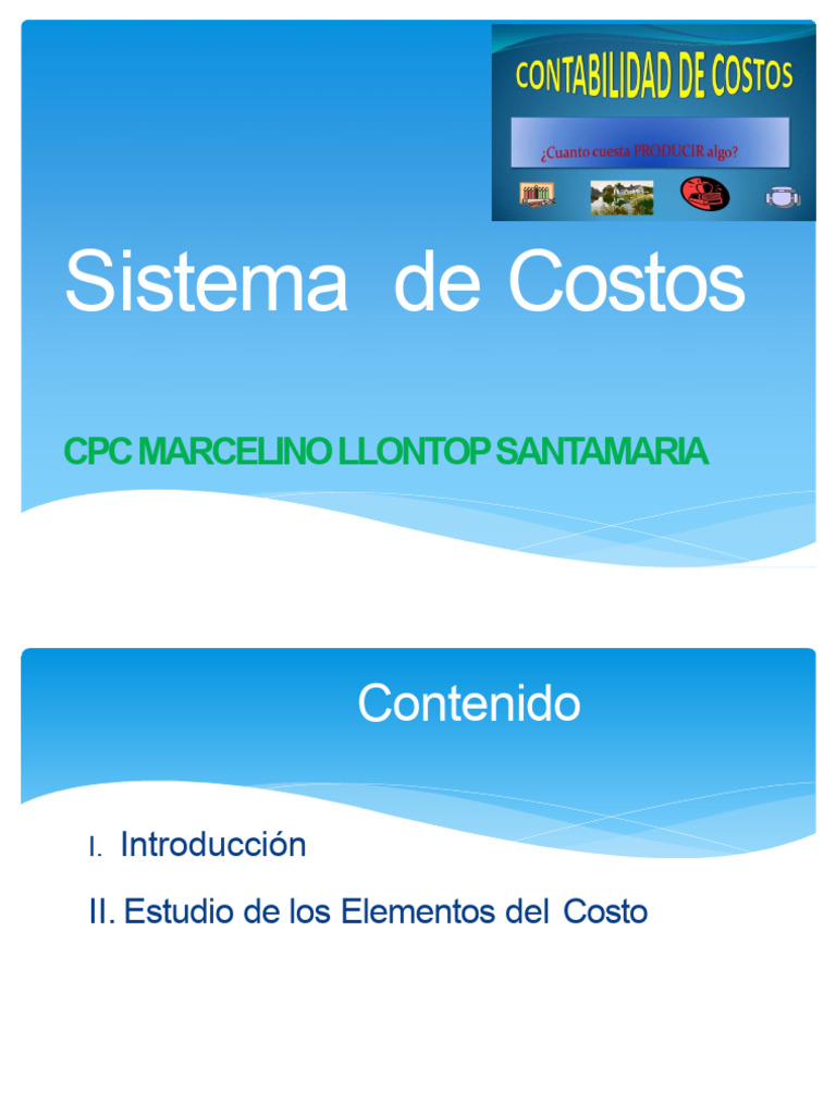 Costos Clase 1 | PDF | Costo | Negocios económicos