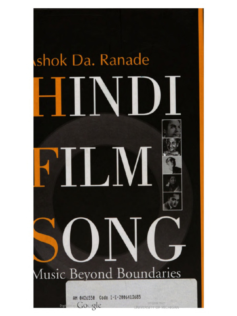 Ashok Da Ranade - Hindi Film Song - Music Beyond Boundaries-Promilla ...