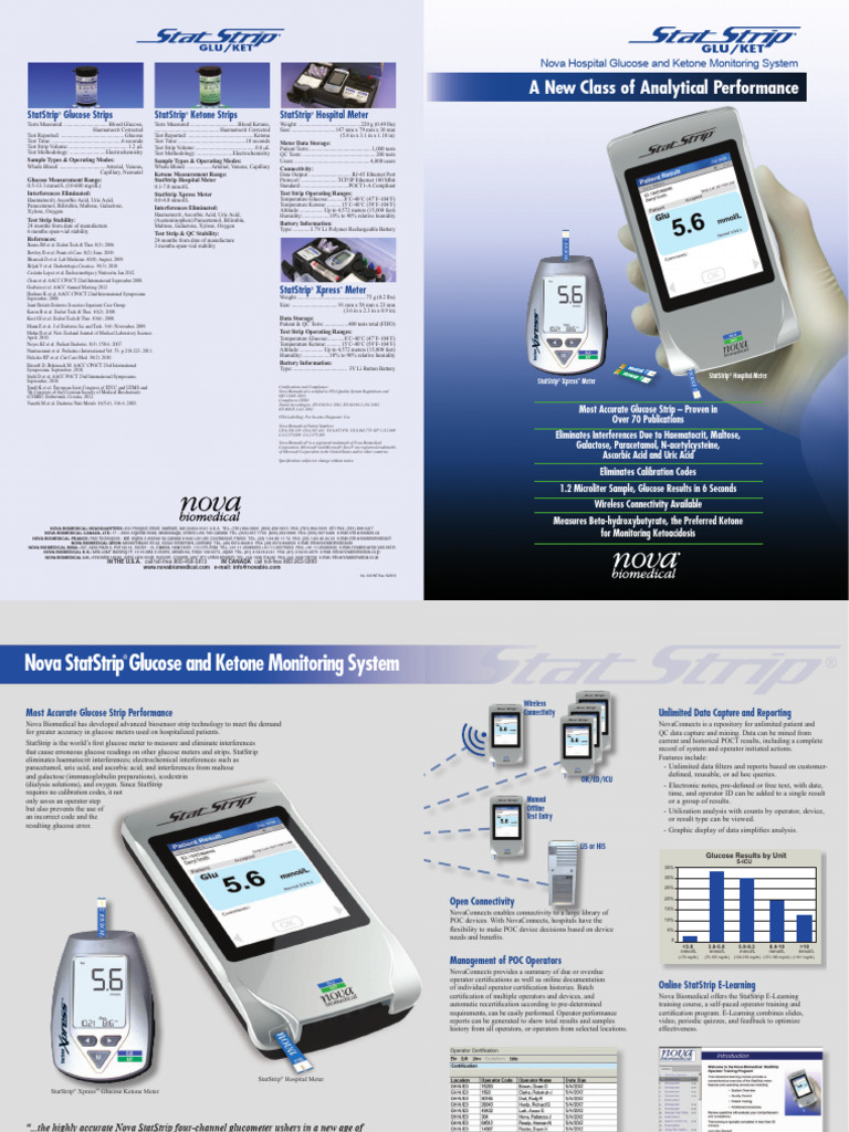 343 - StatStripINT 1.75 GLU KET 7 - 13 | PDF | Health Care | Medicine
